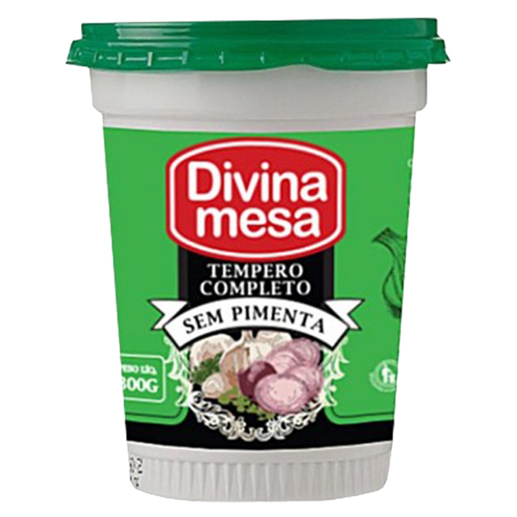 Tempero Completo Sem Pimenta Divina Mesa 300g Unidade | Shopee Brasil