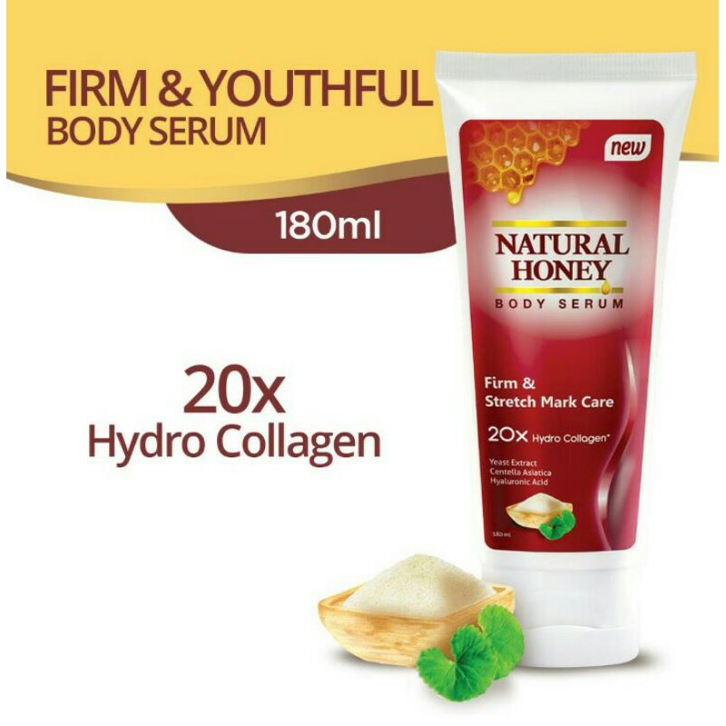 Sérum NATURAL Mel Corporal Firme & Stretch Mark Care 180ml | Shopee Brasil