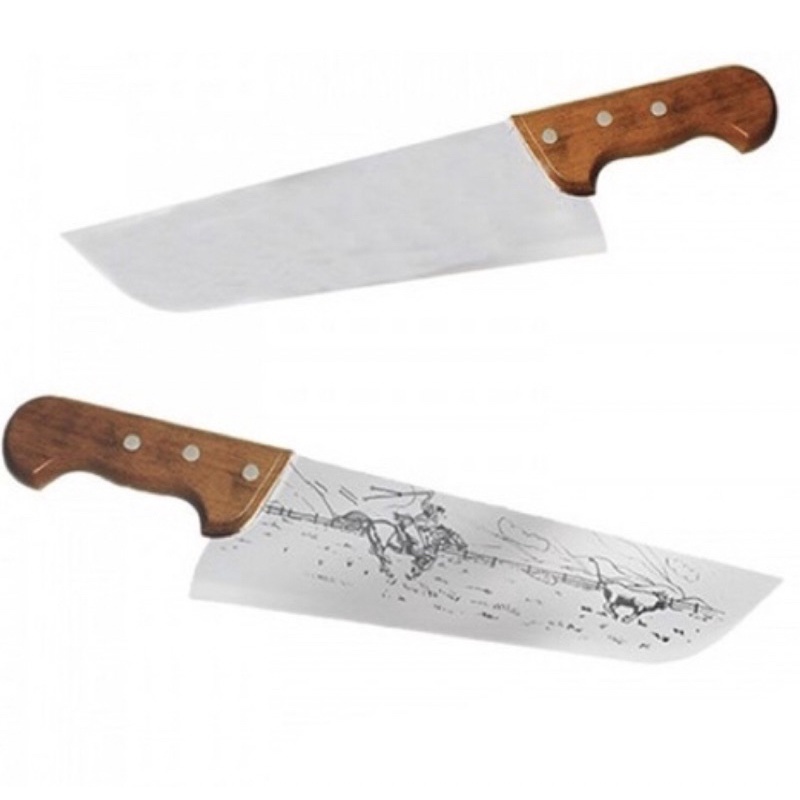 Faca Grande e Larga para Churrasco com Ultra Corte de Inox Cimo Starlux ...