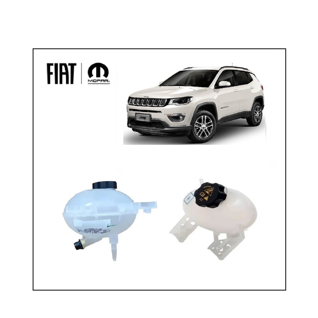RESERVATÓRIO ÁGUA RADIADOR COM TAMPA JEEP COMPASS - 2017 a 2020 TODOS ...