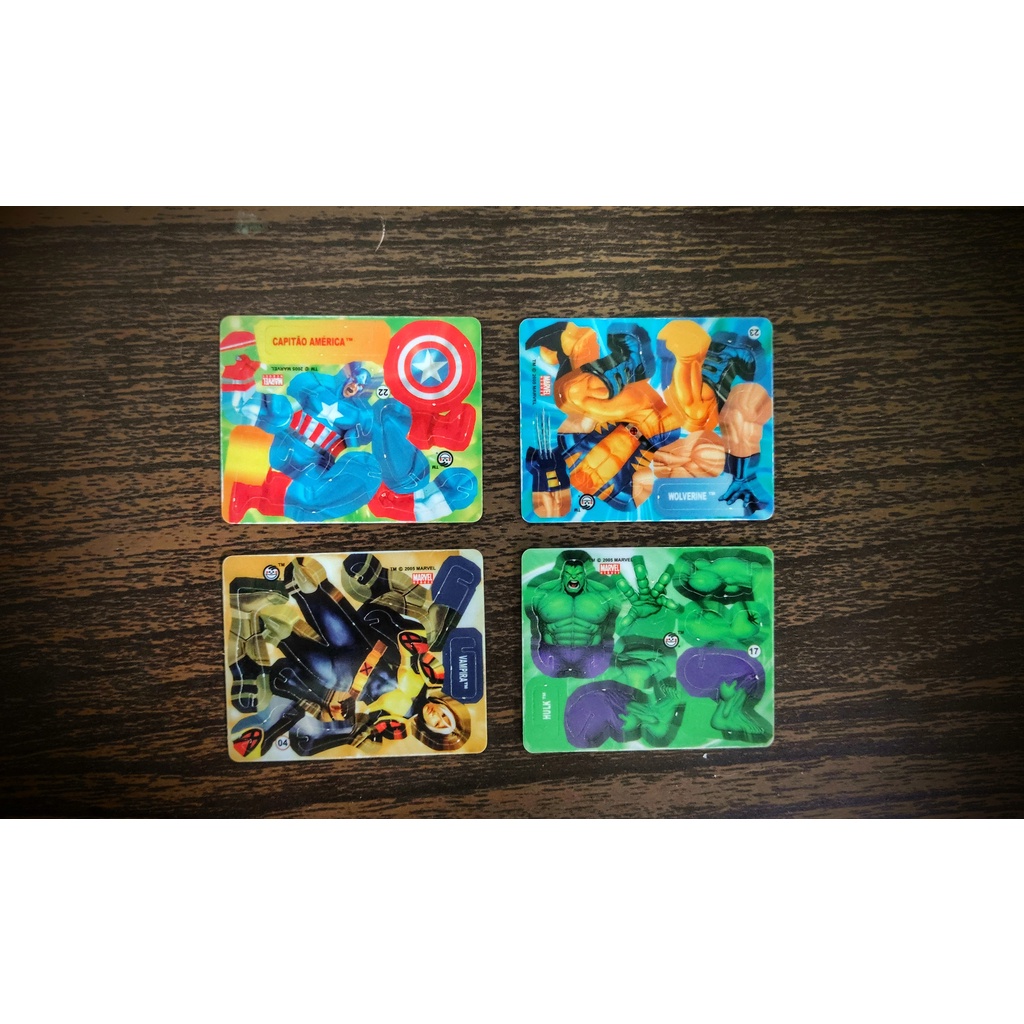 Lote Heróis Marvel Montaveis Elma Chips | Shopee Brasil