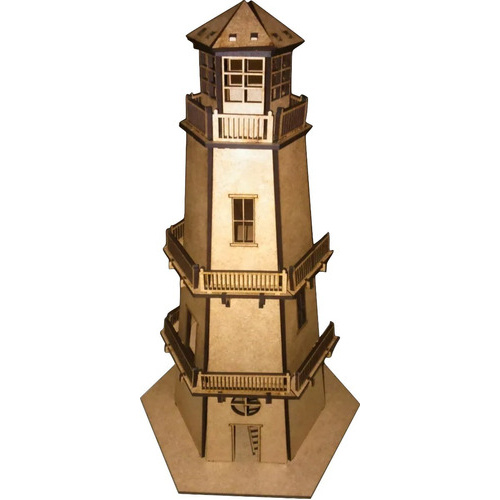 Farol Em Mdf 3mm Cortado A Laser | Shopee Brasil