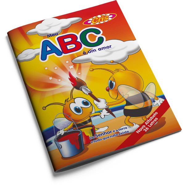 Cartilha ABC Colorida para Criança em alfabetização | Shopee Brasil