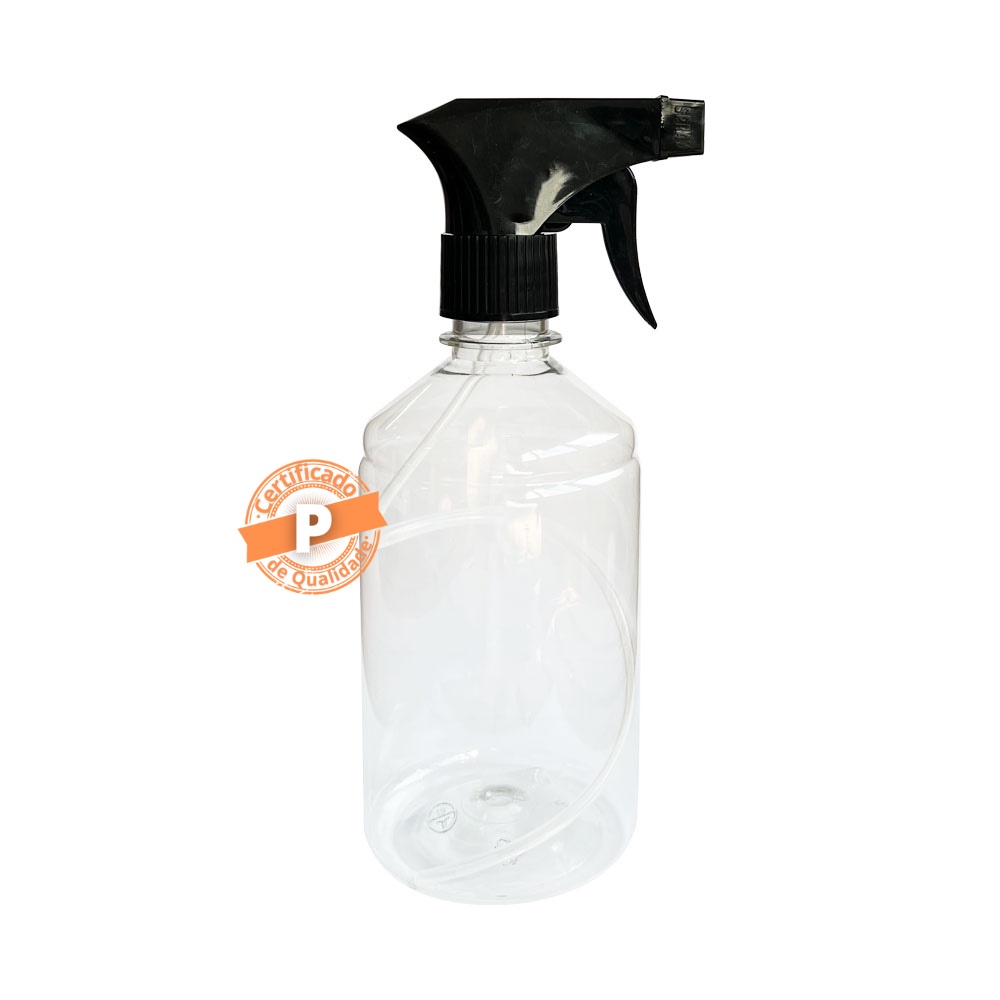Frasco Pet Borrifador C/ Válvula Gatilho 500ML (10 Unidades) | Shopee Brasil