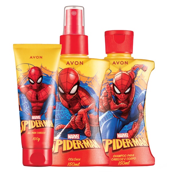 Linha Homem Aranha para criancas a partir dos 03 anos Spider-man Avon ...