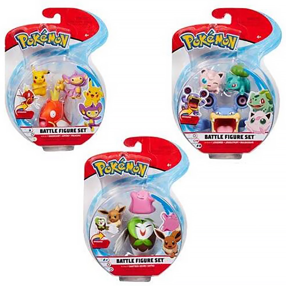 Brinquedo Pokemon - Battle Figure Set - Vários Modelos | Shopee Brasil