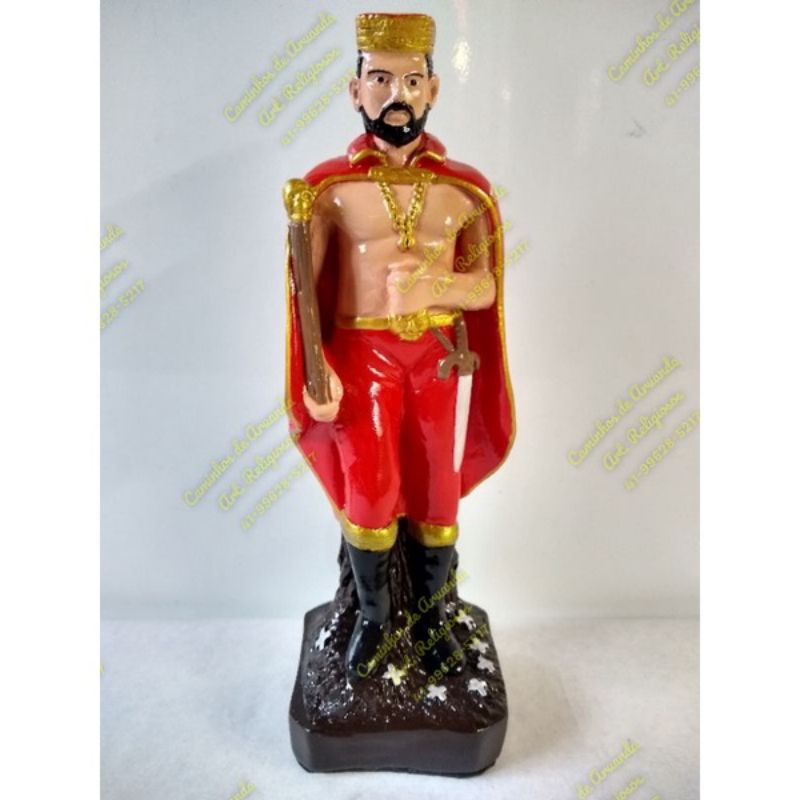 Exú Rei / Encruzilhadas 24cm Umbanda/Candomblé | Shopee Brasil