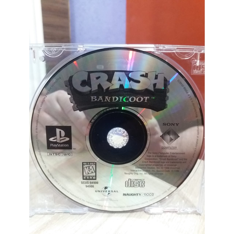 Crash Bandicoot Ps1 Playstation 1 Original | Shopee Brasil