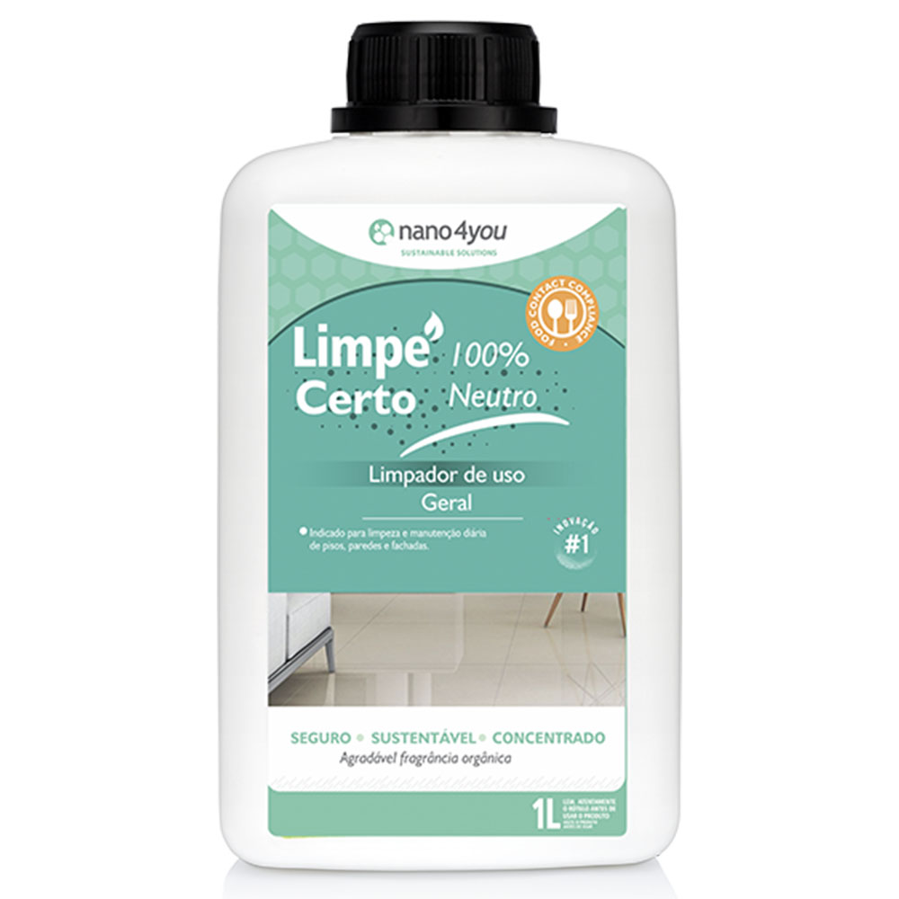 Limpe Certo 100% Neutro Limpador Universal 1 Litro - Performance Eco ...