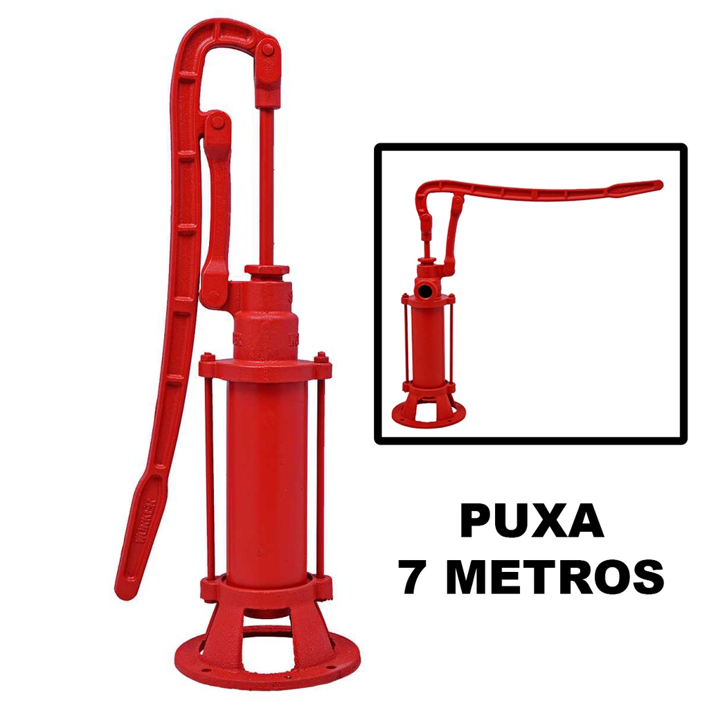 Bomba Agua Manual Poço Pvc Worker Nao Elétrica 7m | Shopee Brasil