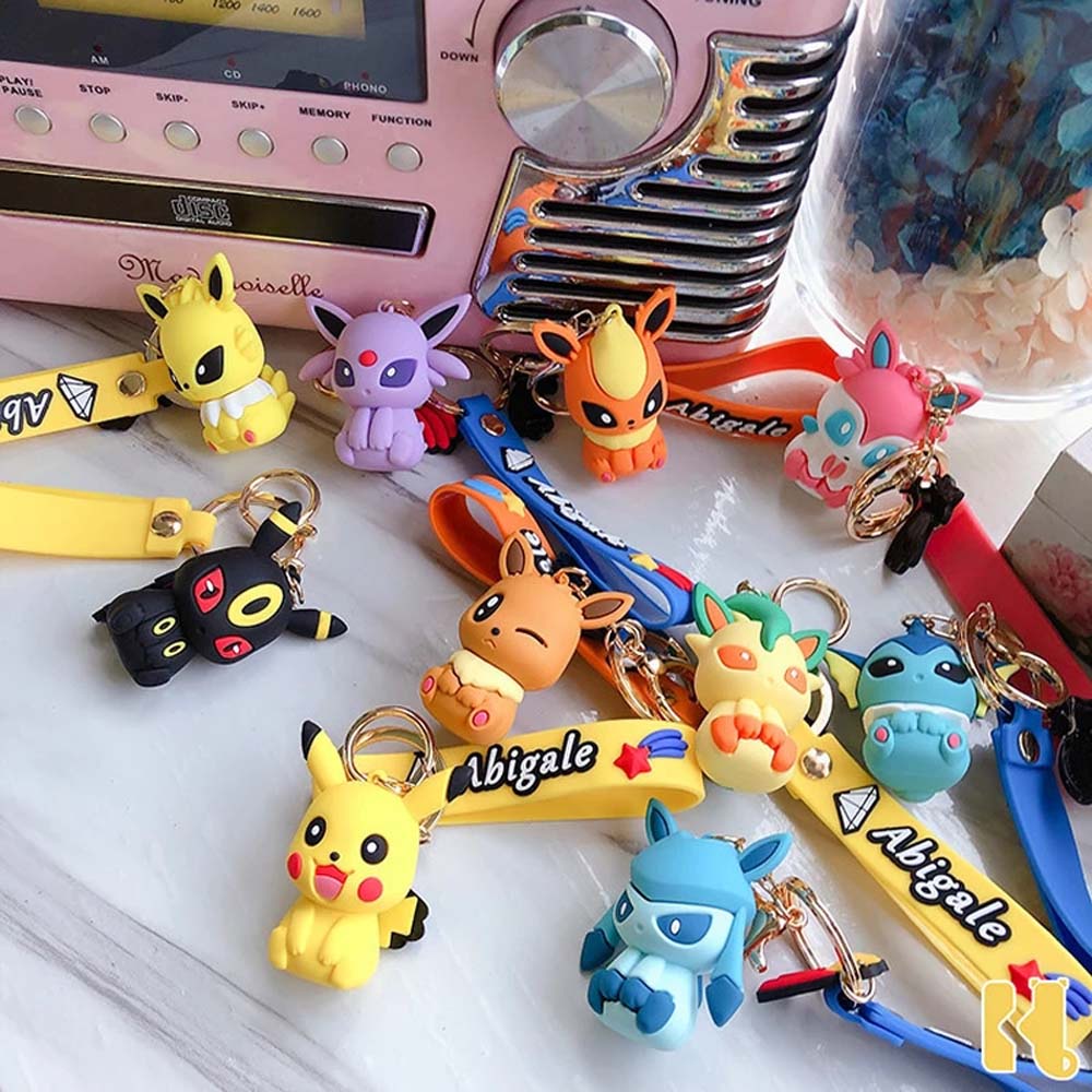 Chaveiros Pokemon Pikachu Evee Umbreon | Shopee Brasil