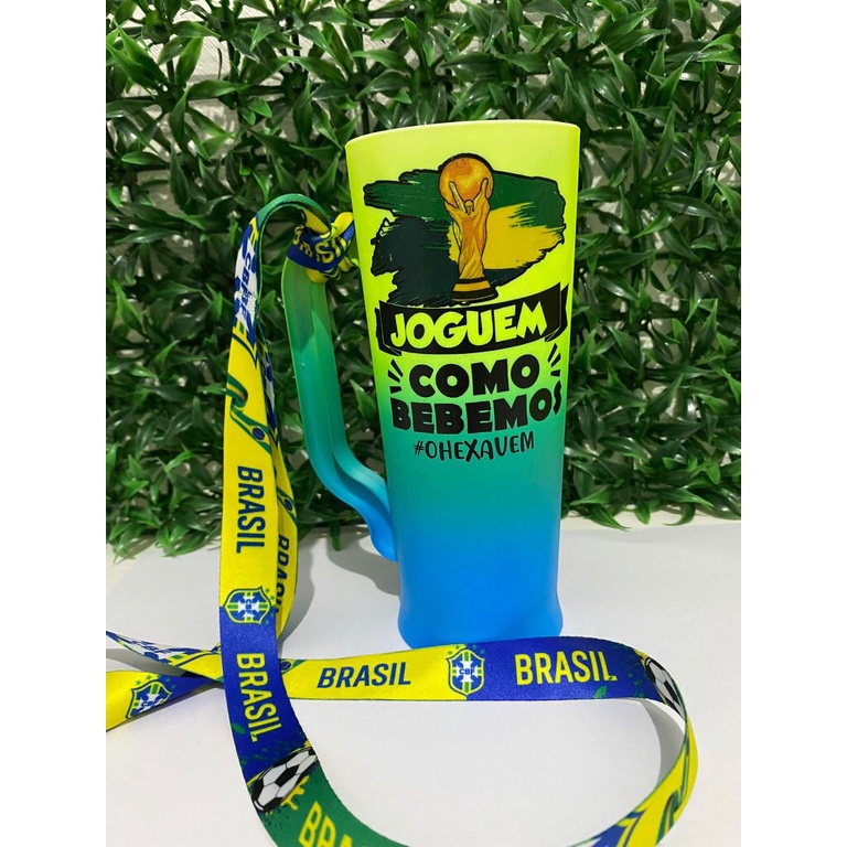 COPO COPAZO PERSONALIZADO PARA A COPA | Shopee Brasil