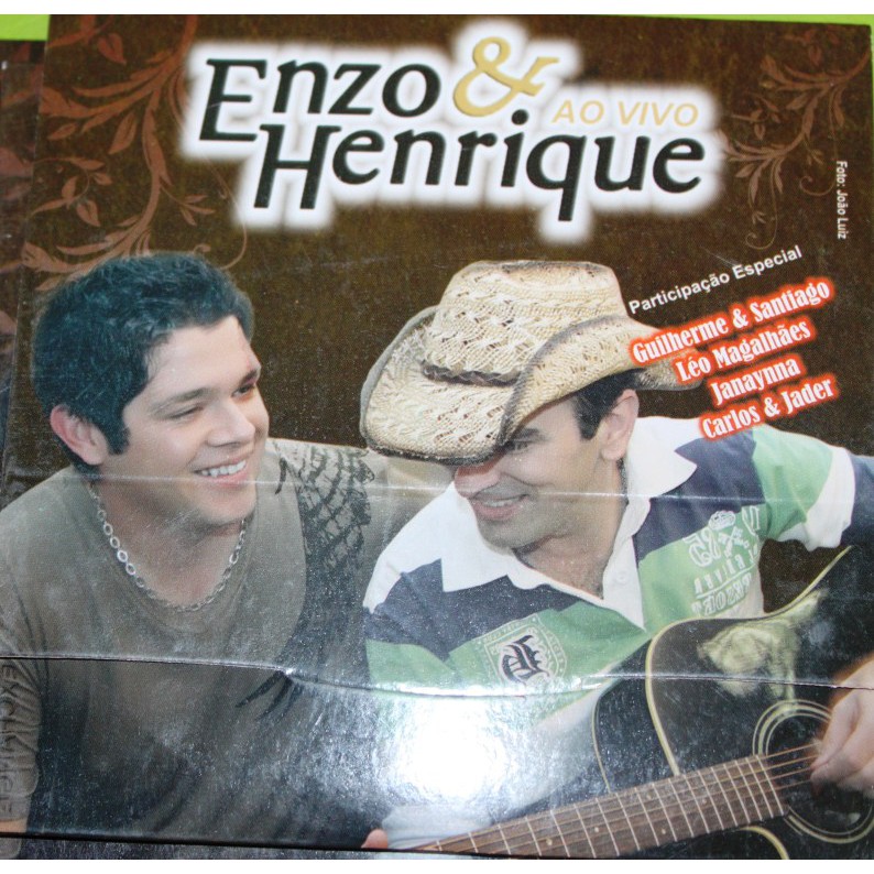 CD ORIGINAL ENZO E HENRIQUE AO VIVO (1) | Shopee Brasil