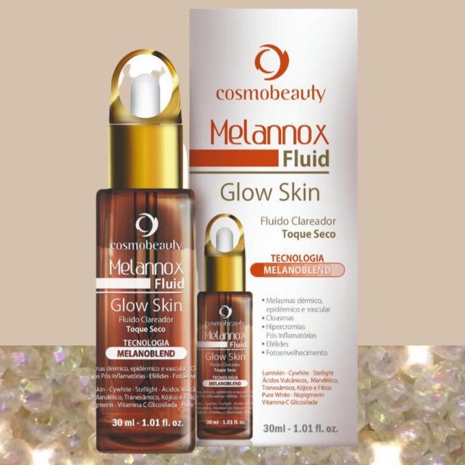MELANNOX FLUID GLOW SKIN - Fluido Clareador Cosmobeauty - 30ml | Shopee ...