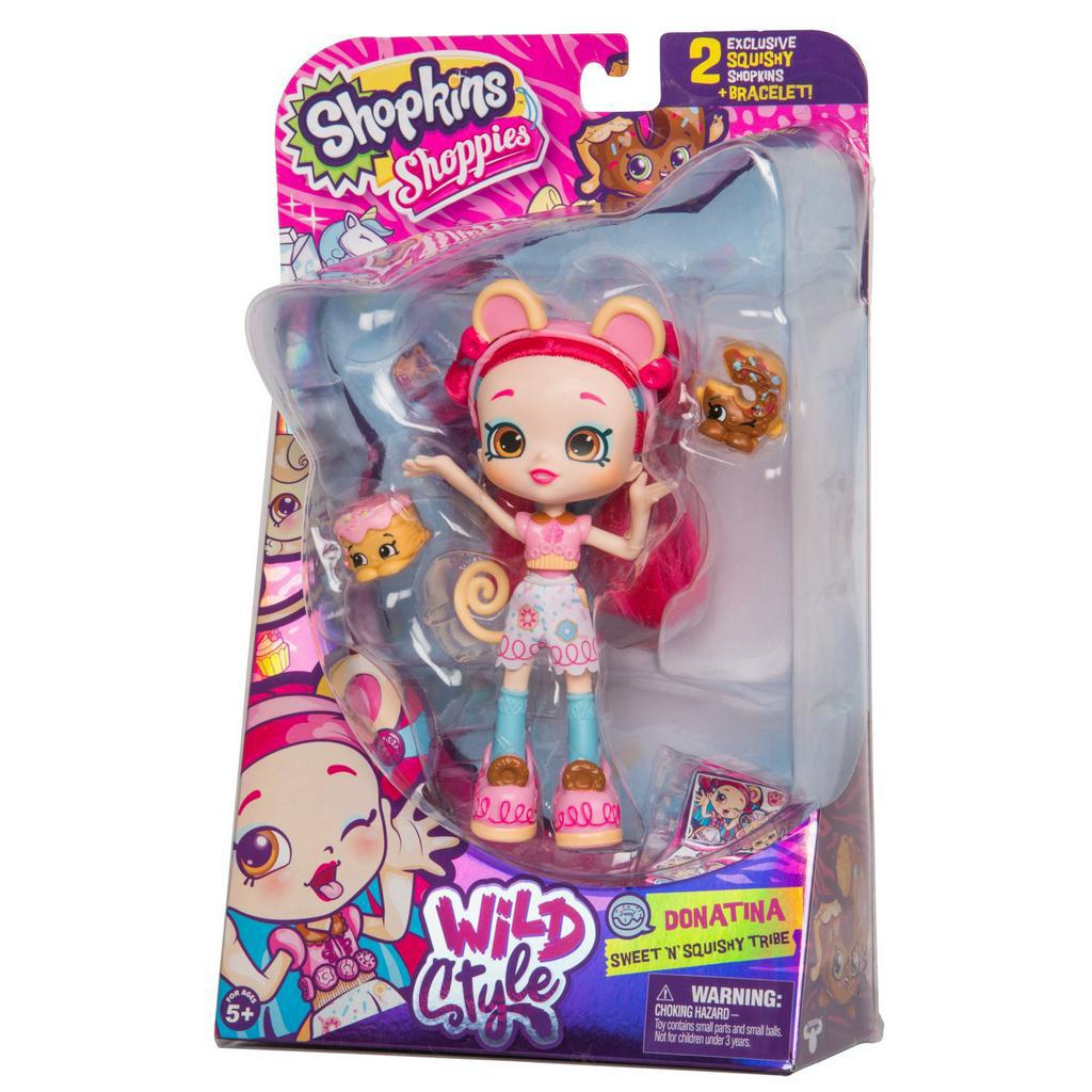 Shopkins Shoppies Season 4 Theme Doll Pack Donatina Doll Shopkins ...