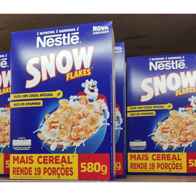 Cereal Snow Flakes Nestlé 580g | Shopee Brasil