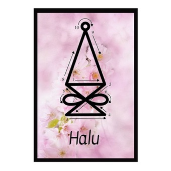 Quadro Símbolo Reiki Kurana Halu Harmonia Do Ego E Alma | Shopee Brasil