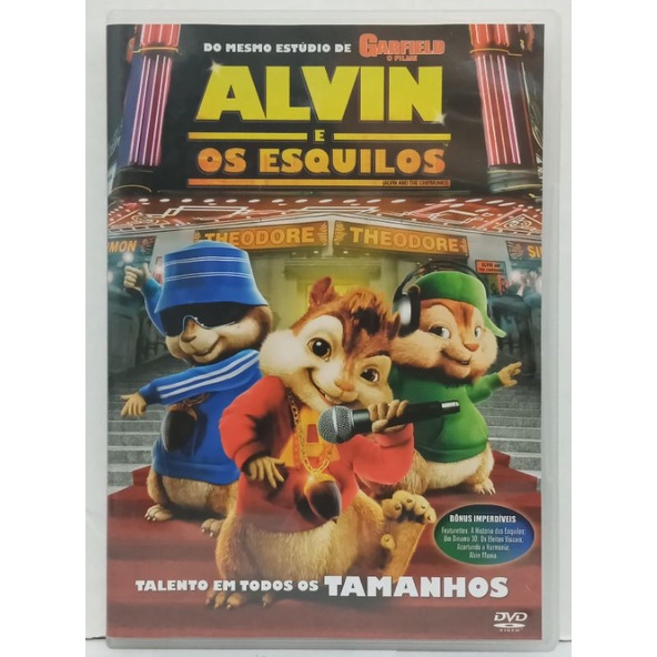 Dvd Alvin e Os Esquilos - Original Usado (Box Slim) | Shopee Brasil
