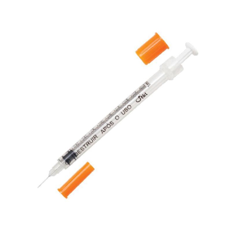 Seringa De Insulina 1ml Agulha 8x0,30mm Tkl Caixa 100un | Shopee Brasil