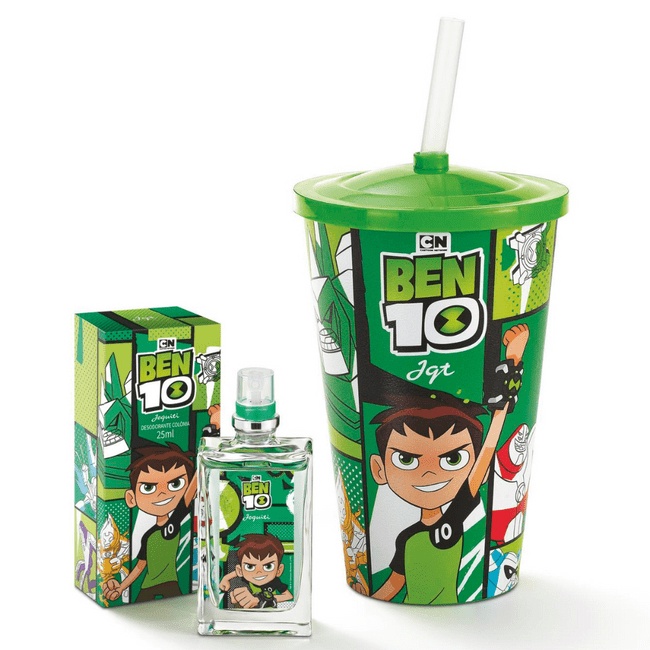 Kit Infantil Masculino Ben 10 Jequiti (Copo + Perfume) | Shopee Brasil