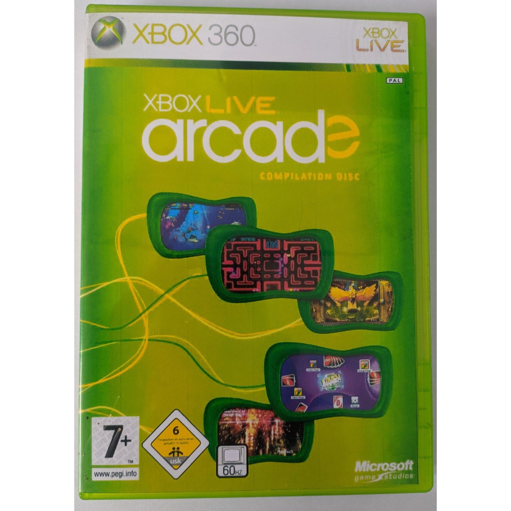 Xbox Live Arcade Compilation Disc Mídia Física Xbox 360 | Shopee Brasil