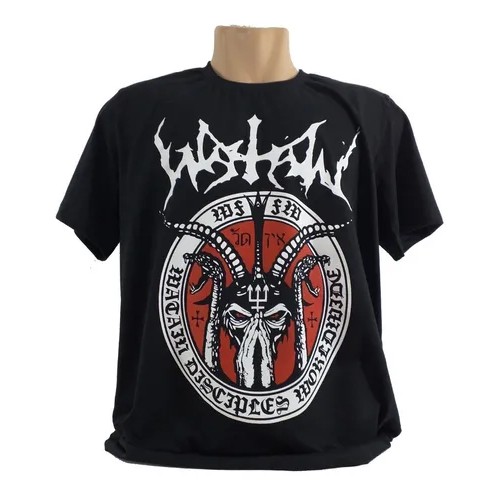 Camiseta Watain Disciples Worldwide. Death Black Metal | Shopee Brasil