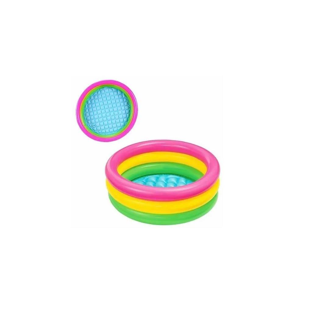 Piscina Infantil Por Do Sol 61cm Crianca Inflavel Acolchoado Divertido ...
