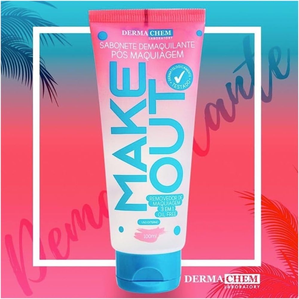 Sabonete Demaquilante Pós Maquiagem Dermachem | Shopee Brasil