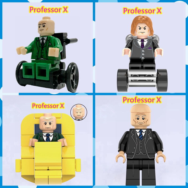 Brinquedos Compatíveis Com LEGO Marvel X-Men Professor X Infantis Doll ...