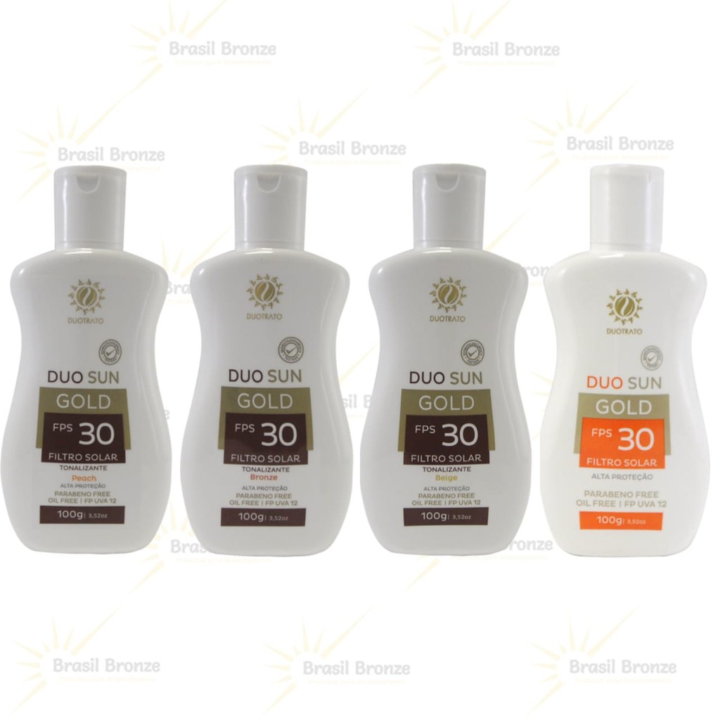 Duo Sun Filtro Solar FPS 30 Duotrato 100g | Shopee Brasil