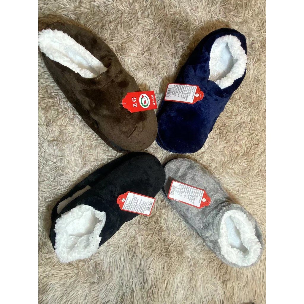 Pantufa sapato adulto UNISEX liso com pelinho dentro super quente ...