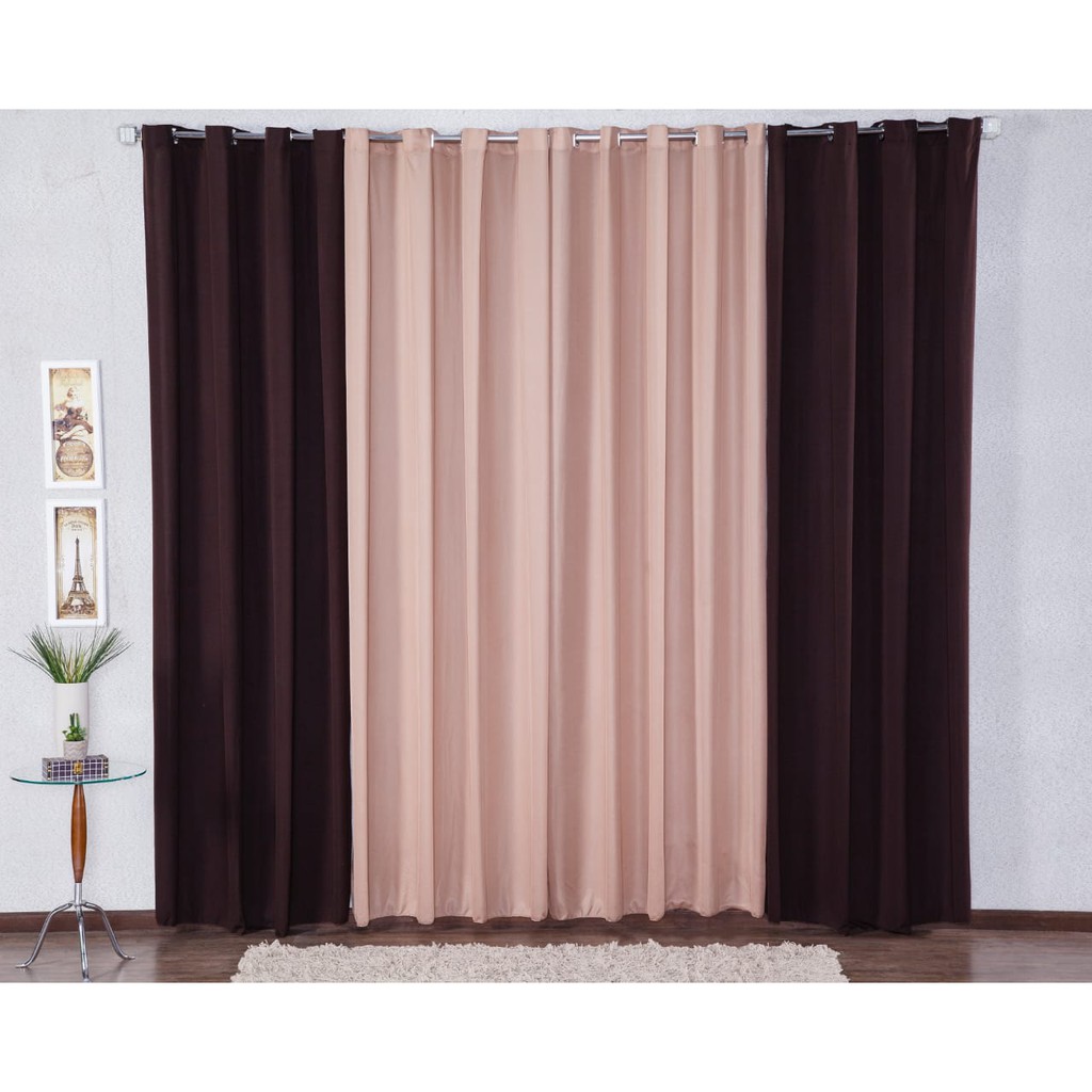 Cortina 2 Metros Para Sala/Quarto Varias Cores | Shopee Brasil