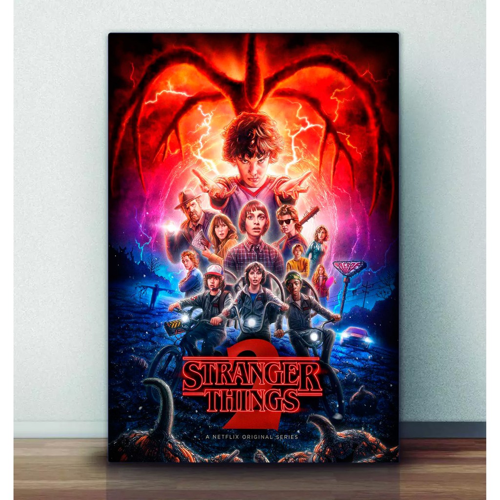 Placa Decorativa com tema Série Stranger Things Banner Netflix Alta ...