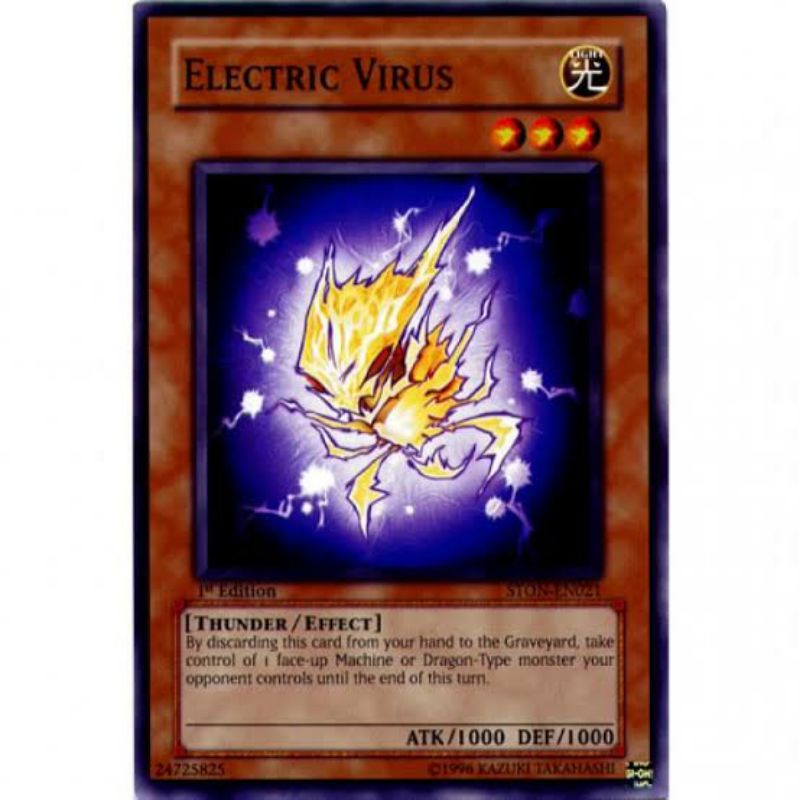 Electric Virus STON-EN21 Comum Yugioh | Shopee Brasil