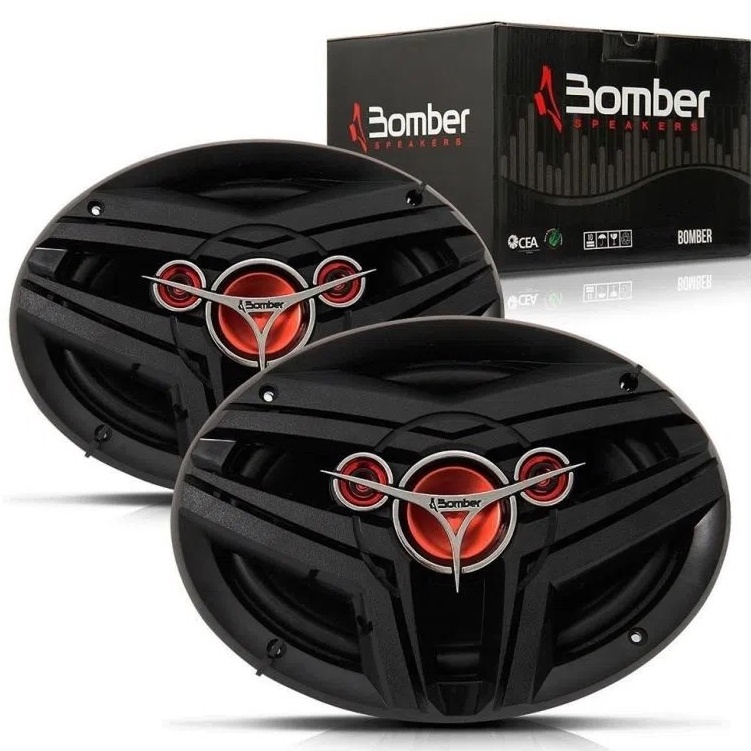 Alto Falante Automotivo Bomber Quadriaxial 6x9" pol. BBMAX 140W Rms ...