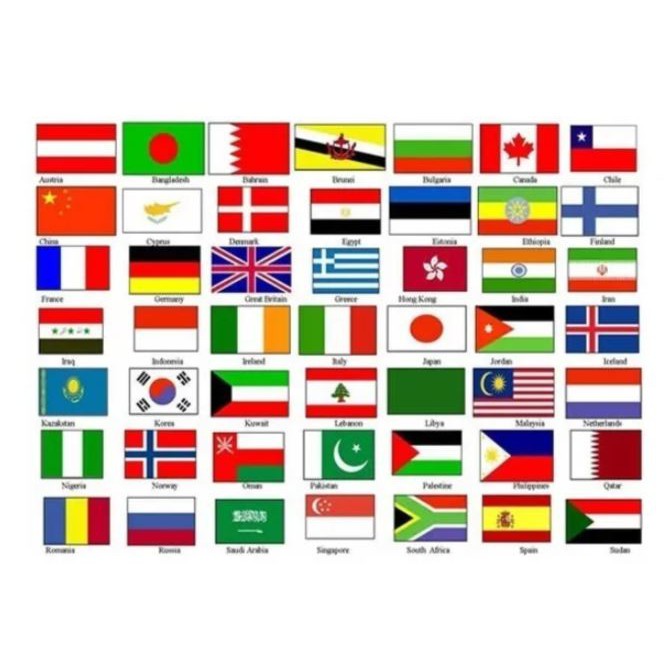 Adesivo Mini Bandeira Países e Estados Brasileiros medida 6x4 cm cada ...