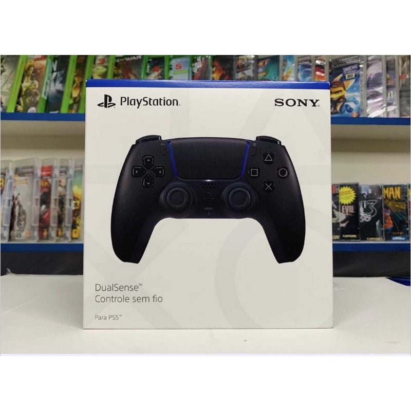 Dualsense ps5 midnight black na caixa | Shopee Brasil