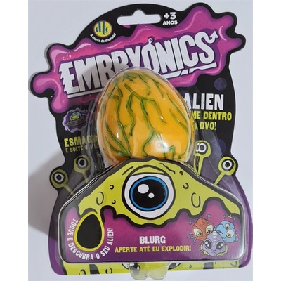 Embryonics Alien ovo plastico com slime e um ET surpresa dentro ...