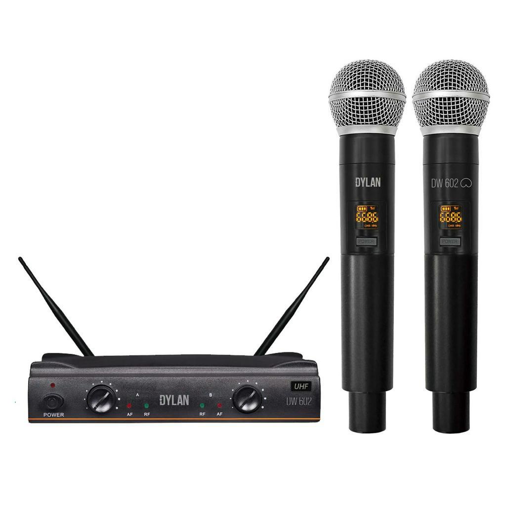 Microfone Sem Fio Duplo UHF Dylan DW602 Max - Microfones Sem Fio Dylan ... Microfone Sem Fio Duplo UHF Dylan DW602 Max - Microfones Sem Fio Dylan ...