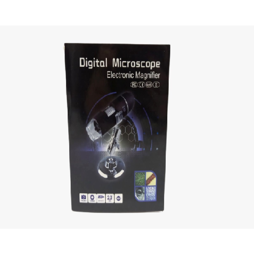 Microscópio Profissional Digital Zoom 500x Usb Câmera Conta fio Têxtil ...