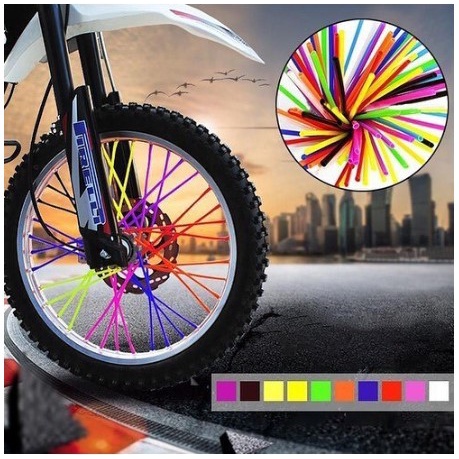 Tubo Decorativo Canudo Cano aro Protetor de roda Colorido ou Preto ...