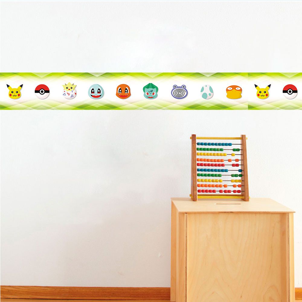 Faixa Border Adesivo de Parede Pokemon | Shopee Brasil