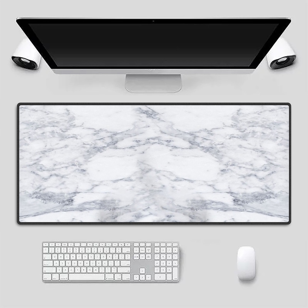 Mouse Pad Grande 90x40 Couro Gamer Desk Pad Mármore Rajado | Shopee Brasil