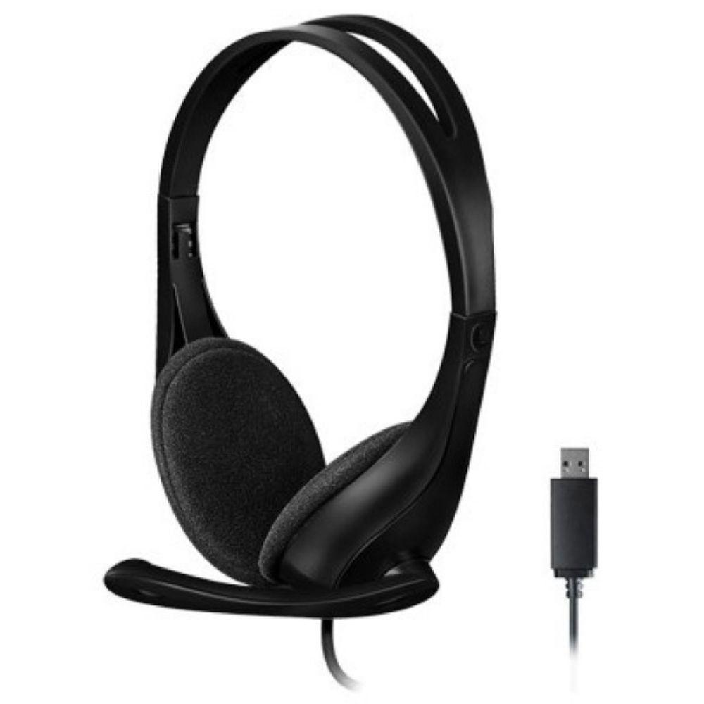 Fone com Microfone Headset, A4TECH HU-9 (USB) | Shopee Brasil