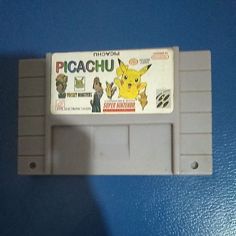 pikachu Pocket Monster snes super Nintendo | Shopee Brasil