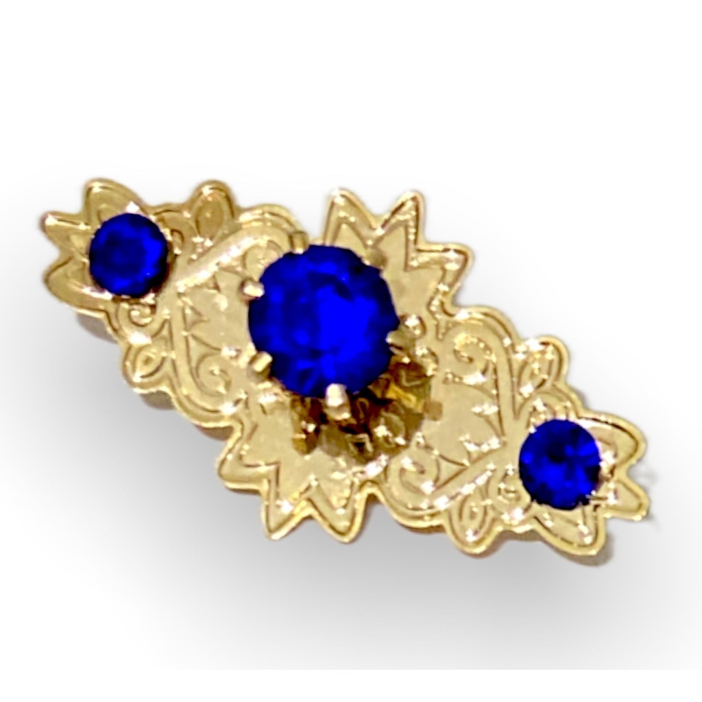 Broche Boton Para Imagem de 30cm a 40cm Dourado com Strass M | Shopee ...