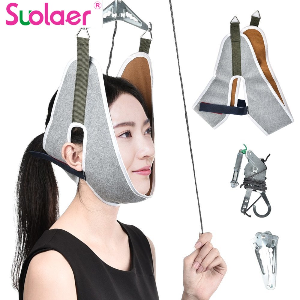 Kit De Tração Cervical Do Pescoço Suolaer Postura Pendurado Ajustável ...