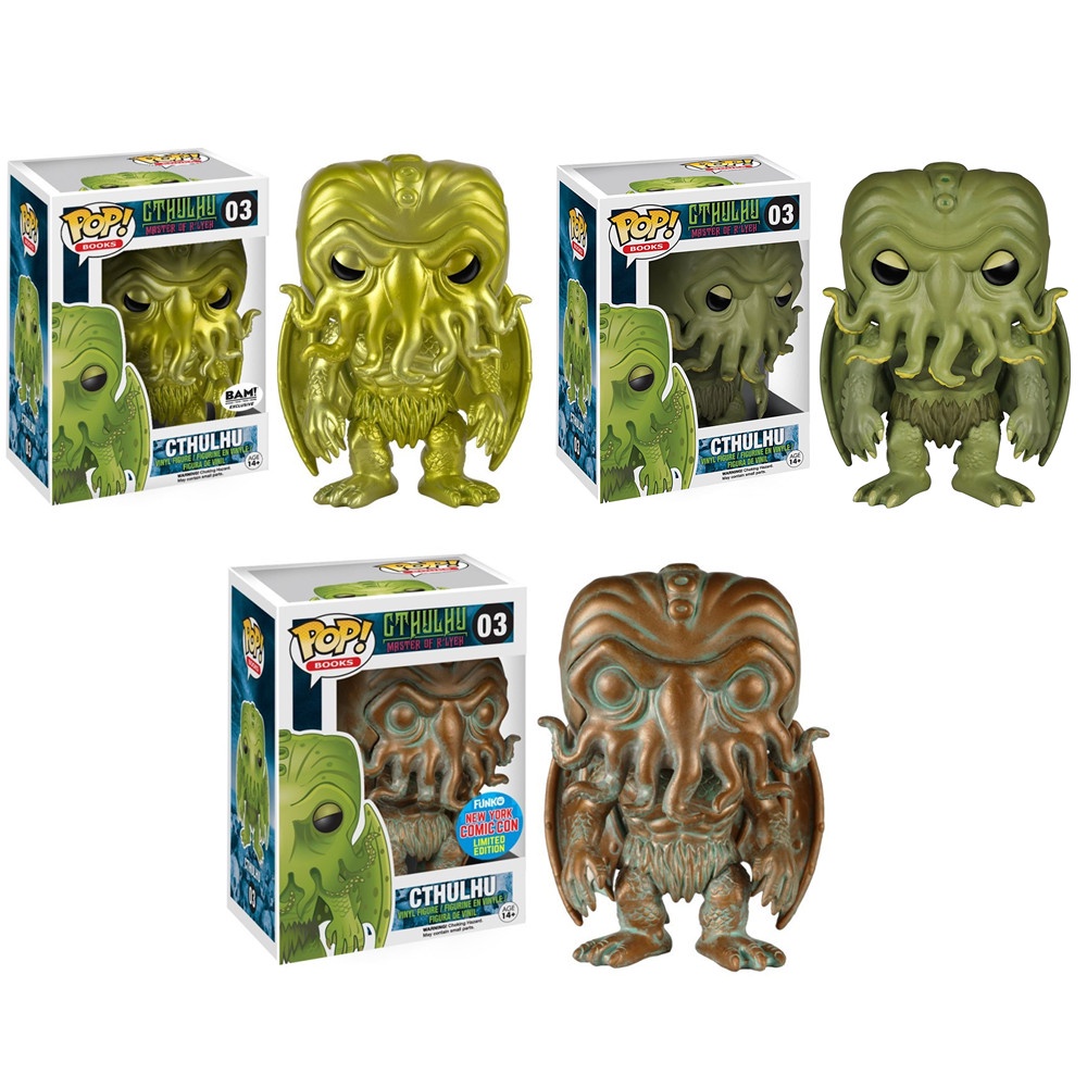 Funko POP 03 Literature: HP Lovecraft Cthulhu Vinyl Action Figure ...