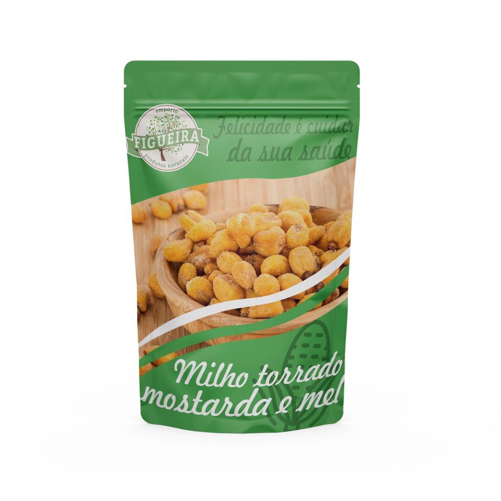 Milho Crocante Com Mel E Mostarda - 500 Gramas | Shopee Brasil