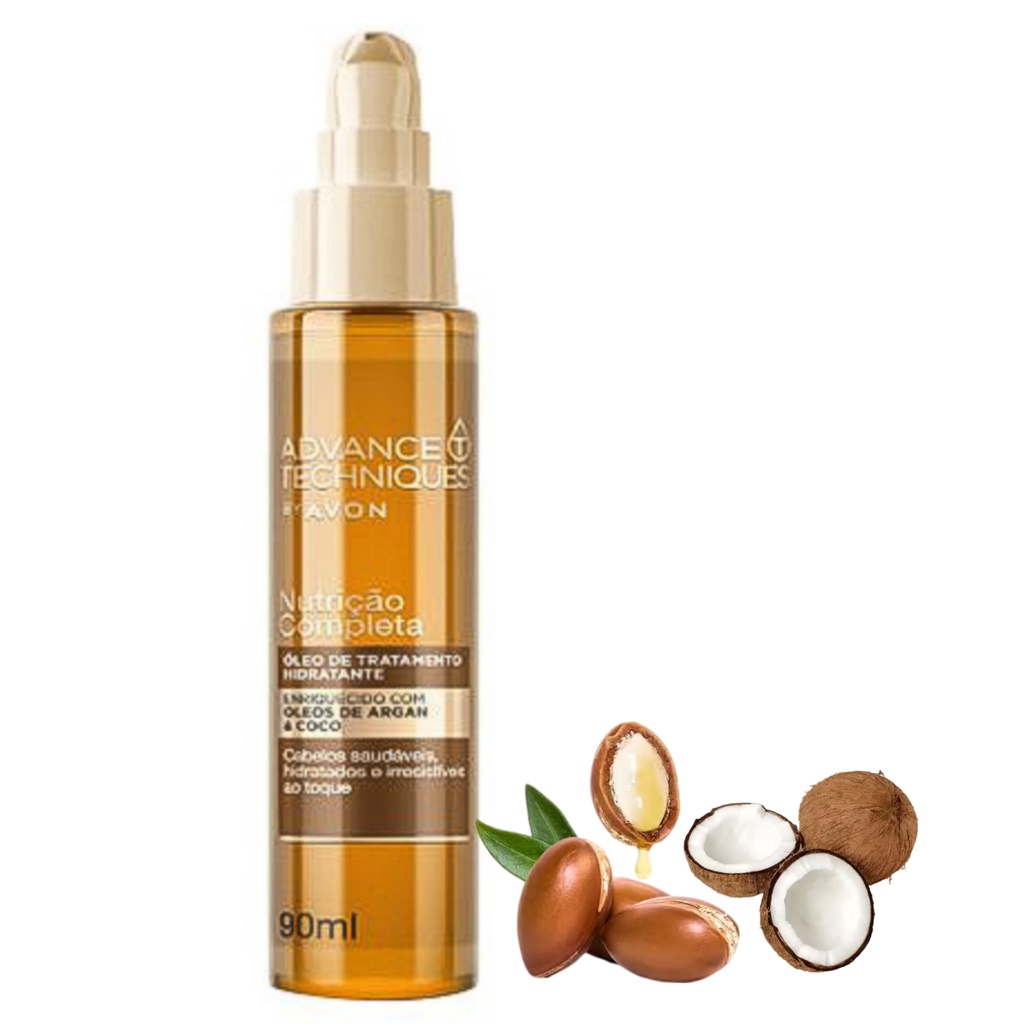 Óleo Argan e Coco 90ml Avon (Contém: 1 unidade) | Shopee Brasil